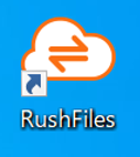 デスクトップにあるRush Filesのショートカットからアプリが起動しません。 – ColeEシリーズ | ストレージ・バックアップ